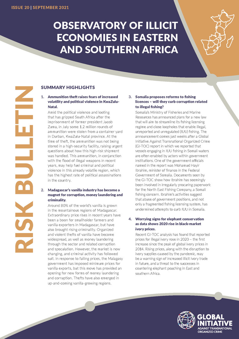 Summary | Risk Bulletin #20 – September 2021