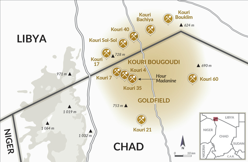 Chad’s largest goldfield, Kouri Bougoudi, is central to regional ...